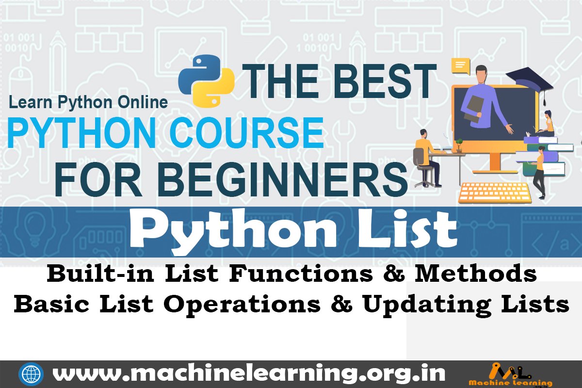Python Lists Machine Learning Tutorials Courses And Certifications
