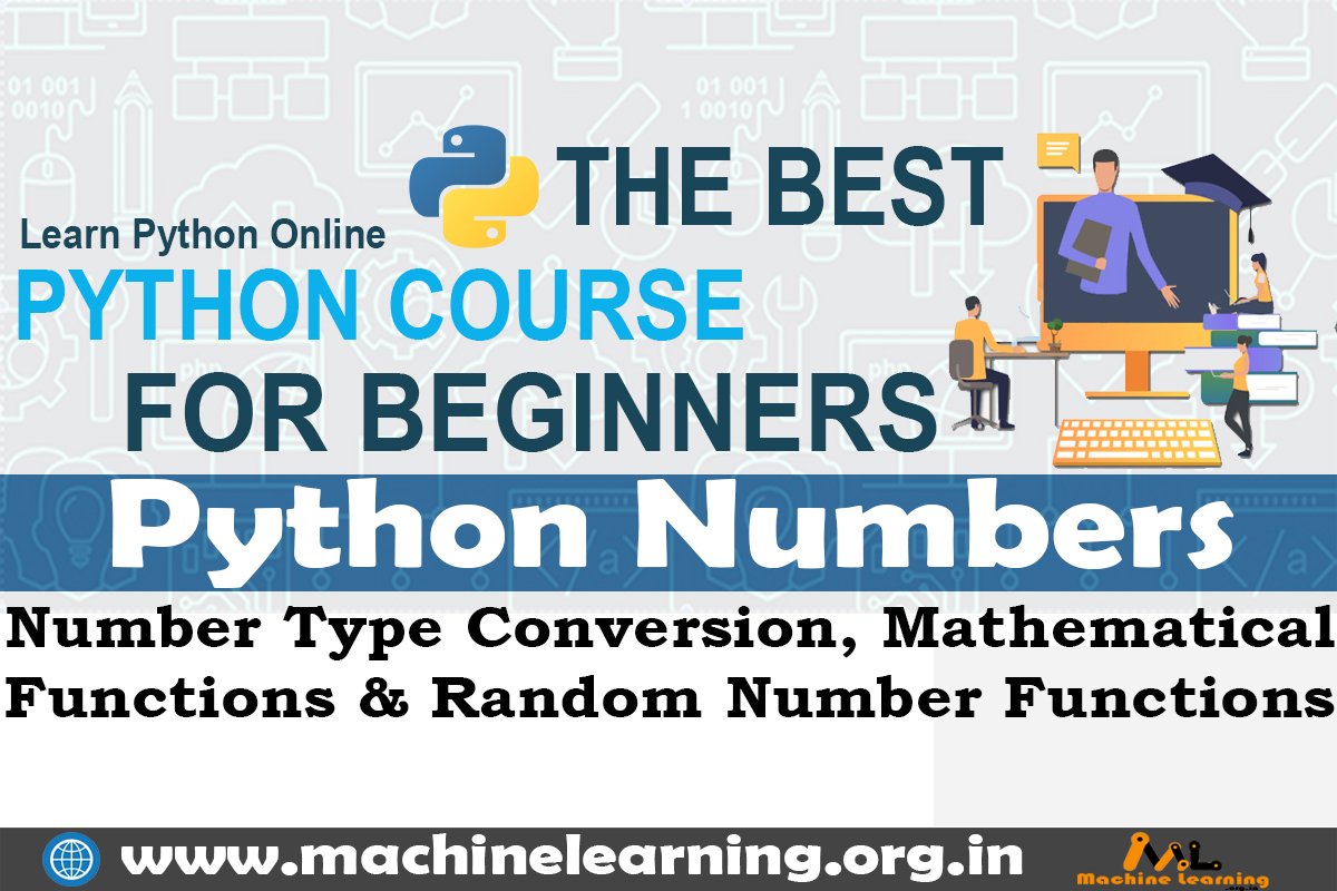 Python Numbers Machine Learning Tutorials Courses And Certifications
