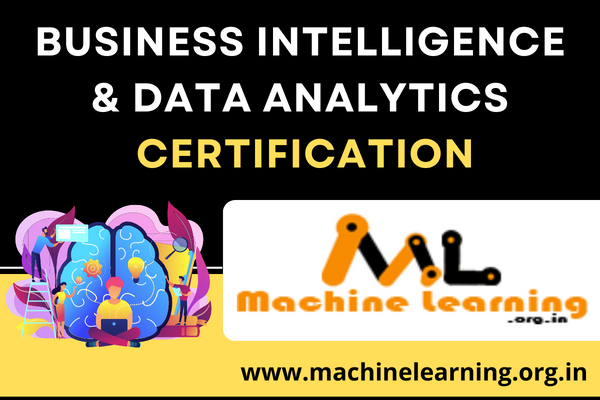 Business Intelligence Data Analytics Certification Machine Learning